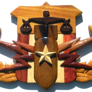 SENIOR PUBLIC SAFETY Bomb Tech Badge Wood Art Plaque - Etsy
