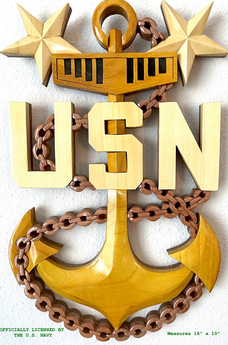 Navy MASTER CHIEF PETTY Officer Wood Art Mcpo - Etsy