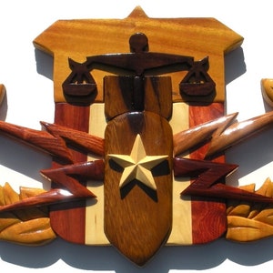 SENIOR PUBLIC SAFETY Bomb Tech Badge Wood Art Plaque - Etsy