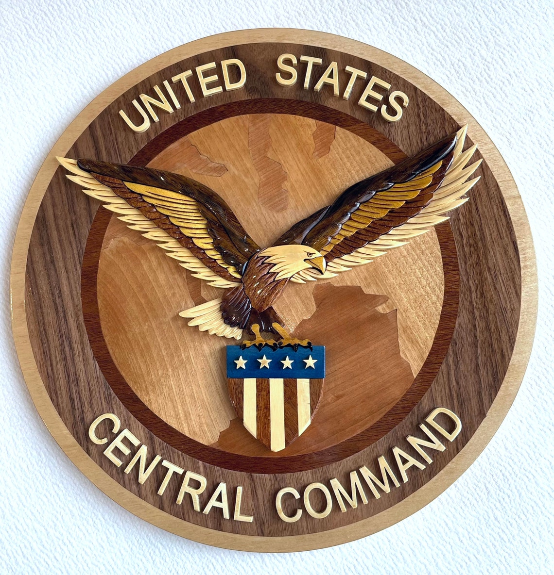 U.S. CENTRAL COMMAND CENTCOM Wood Art Plaque - Etsy