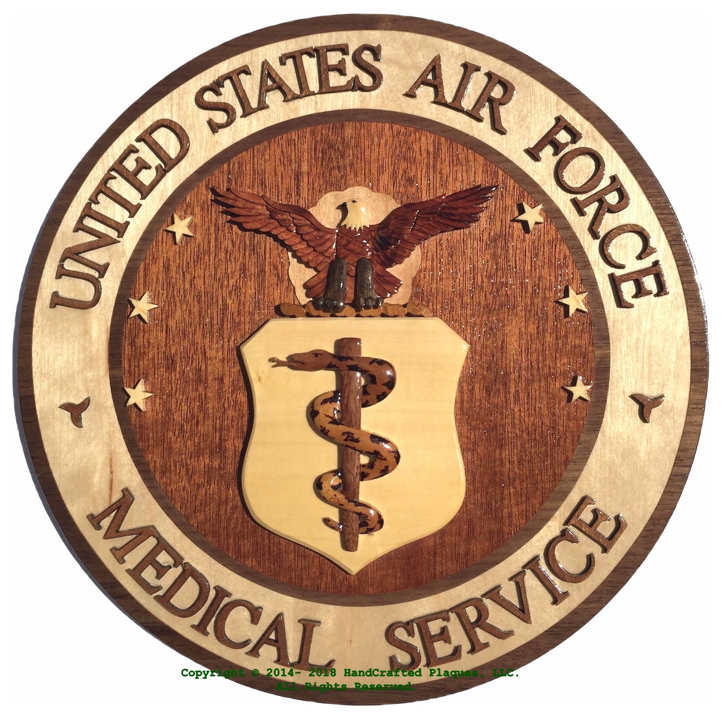 Air Force MEDICAL SERVICE SEAL Wood Art Plaque - Etsy
