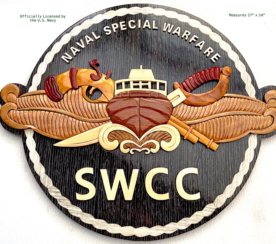 Naval SPECIAL WARFARE Combatant-craft Crewmen (SWCC) Wood Art Plaque - Etsy