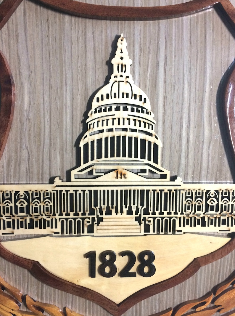 U.S. CAPITOL POLICE Wood Art Plaque - Etsy