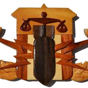 PUBLIC SAFETY BOMB Tech Badge Wood Art Plaque - Etsy