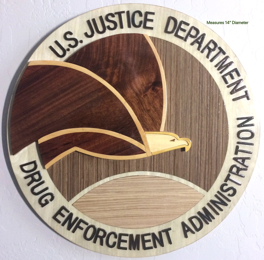 DRUG ENFORCEMENT Administration - DEA - Handcrafted Wood Art Plaque - Etsy