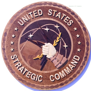 STRATEGIC COMMAND - STRATCOM - Wood Art Plaque - Etsy