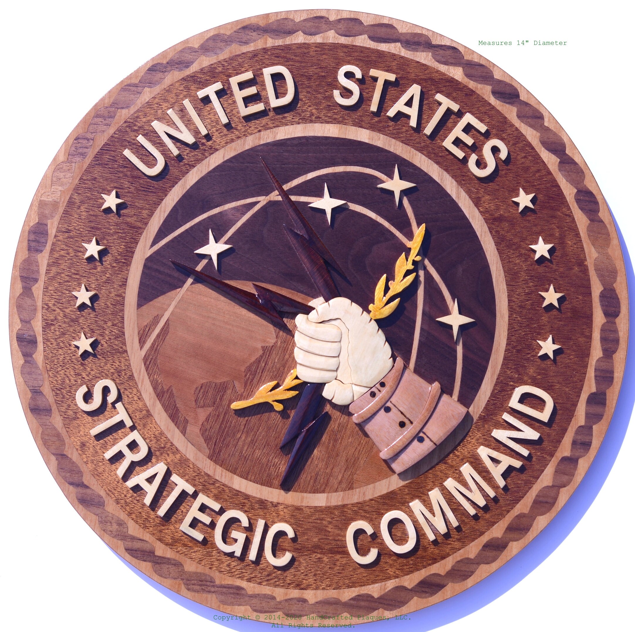 STRATEGIC COMMAND STRATCOM Wood Art Plaque - Etsy UK