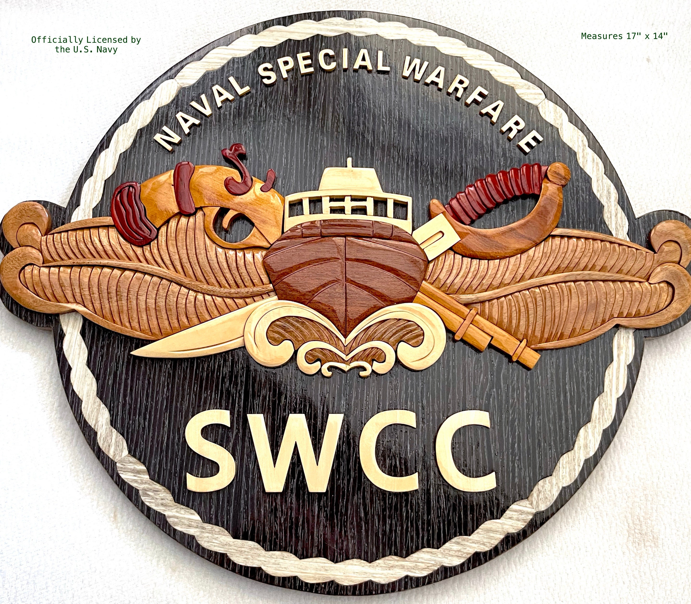 Naval SPECIAL WARFARE Combatant-craft Crewmen (SWCC) Wood Art Plaque - Etsy