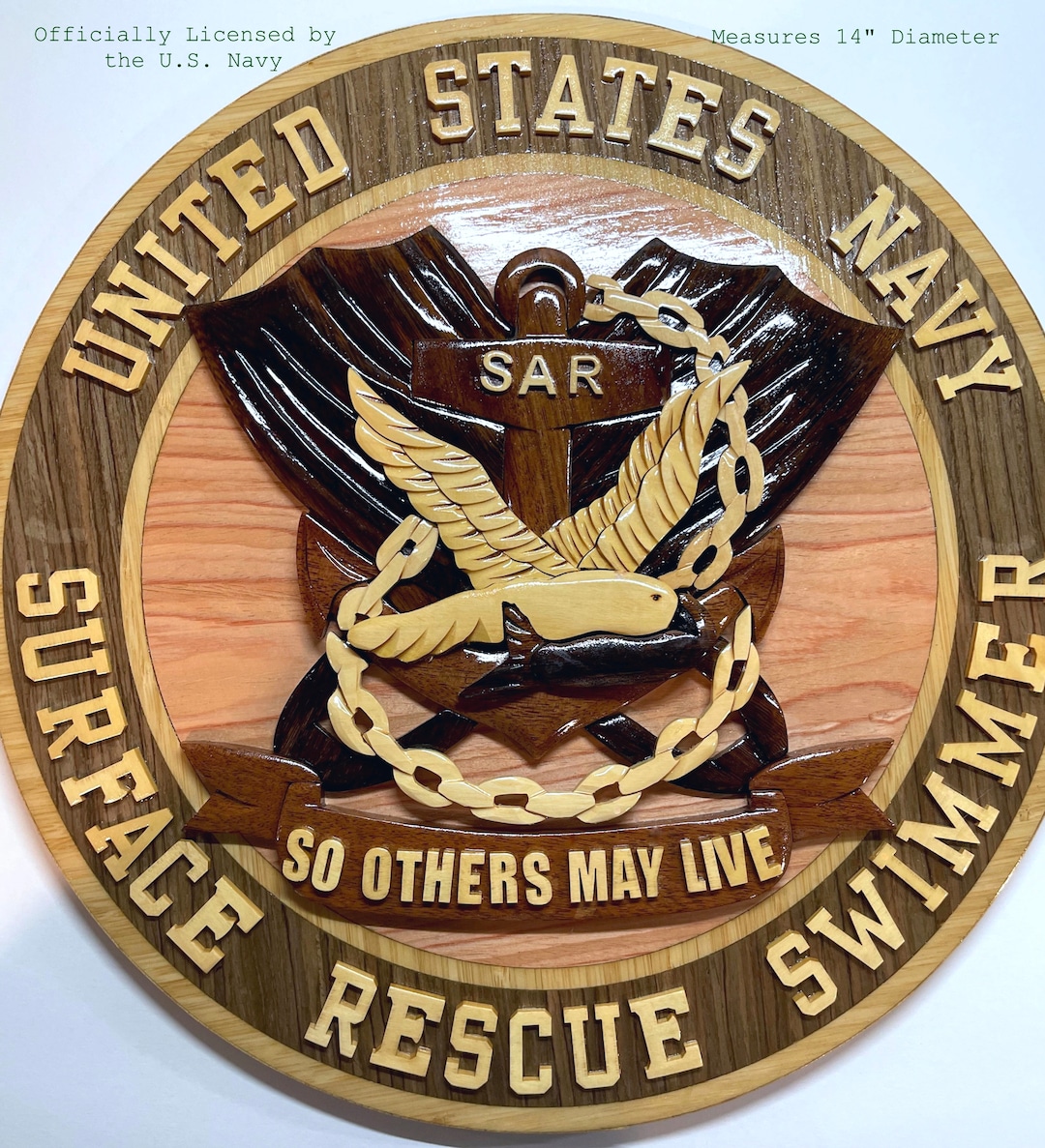 Navy SURFACE RESCUE SWIMMER Wood Art Plaque - Etsy