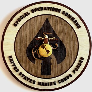 Marine Corps SPECIAL OPS Command (MARSOC) Wood Art Plaque - Etsy