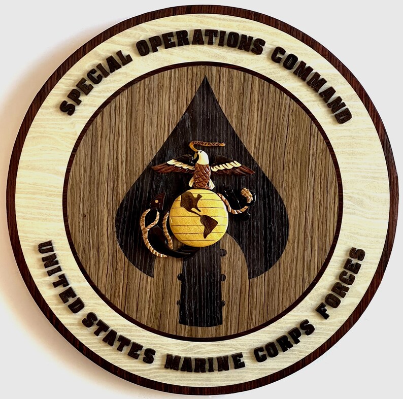 Marine Corps SPECIAL OPS Command (MARSOC) Wood Art Plaque - Etsy