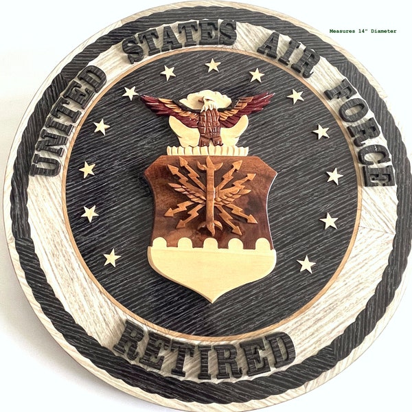 Wood Plaque Air Force - Etsy
