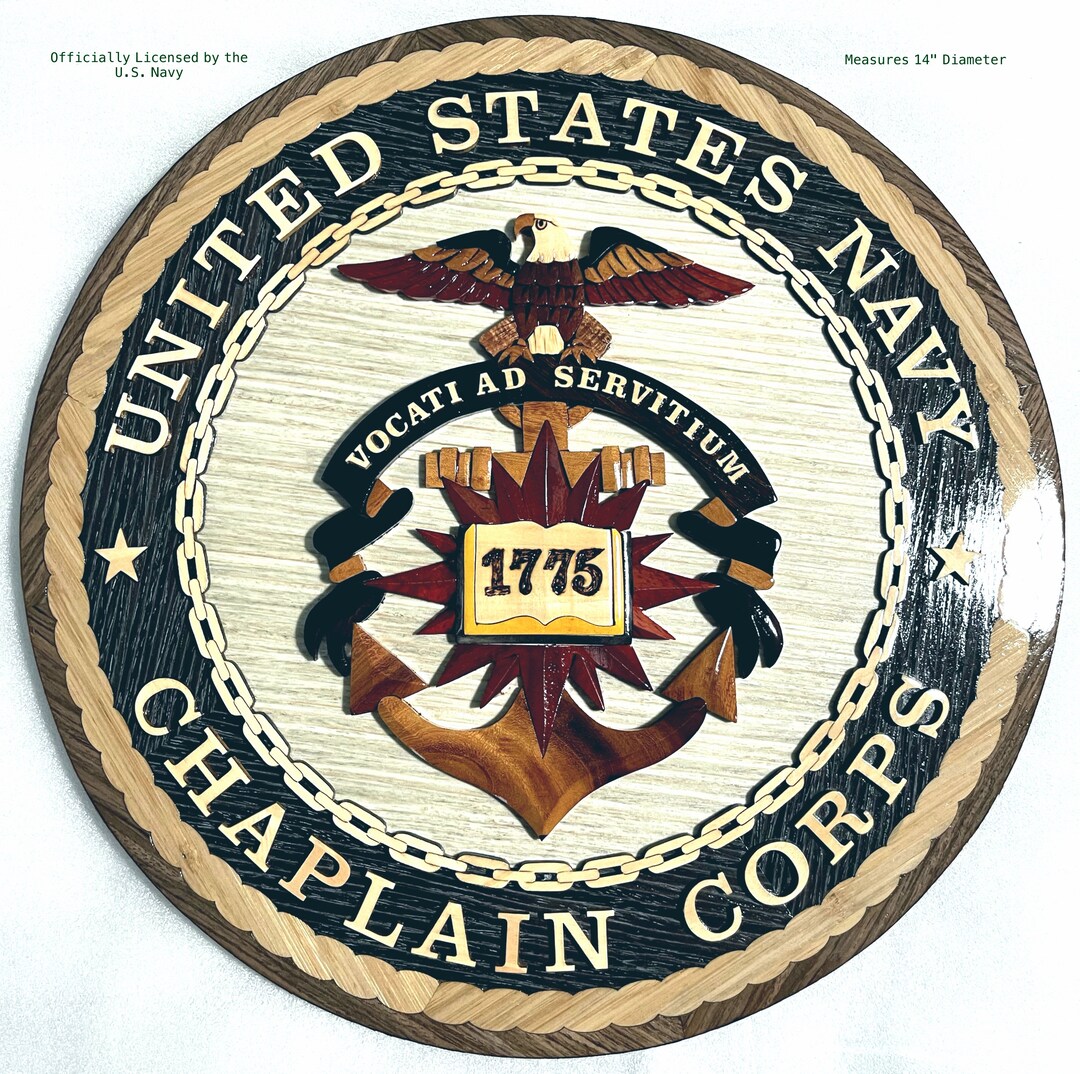 Navy CHAPLAIN CORPS Wood Art Plaque - Etsy