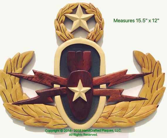 MASTER EOD BADGE Explosive Ordnance Disposal Handcrafted | Etsy