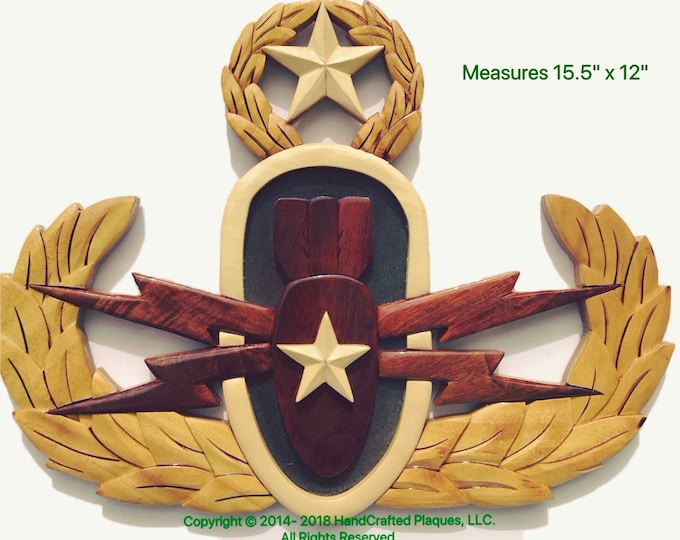 MASTER EOD BADGE - Explosive Ordnance Disposal - Handcrafted Military ...