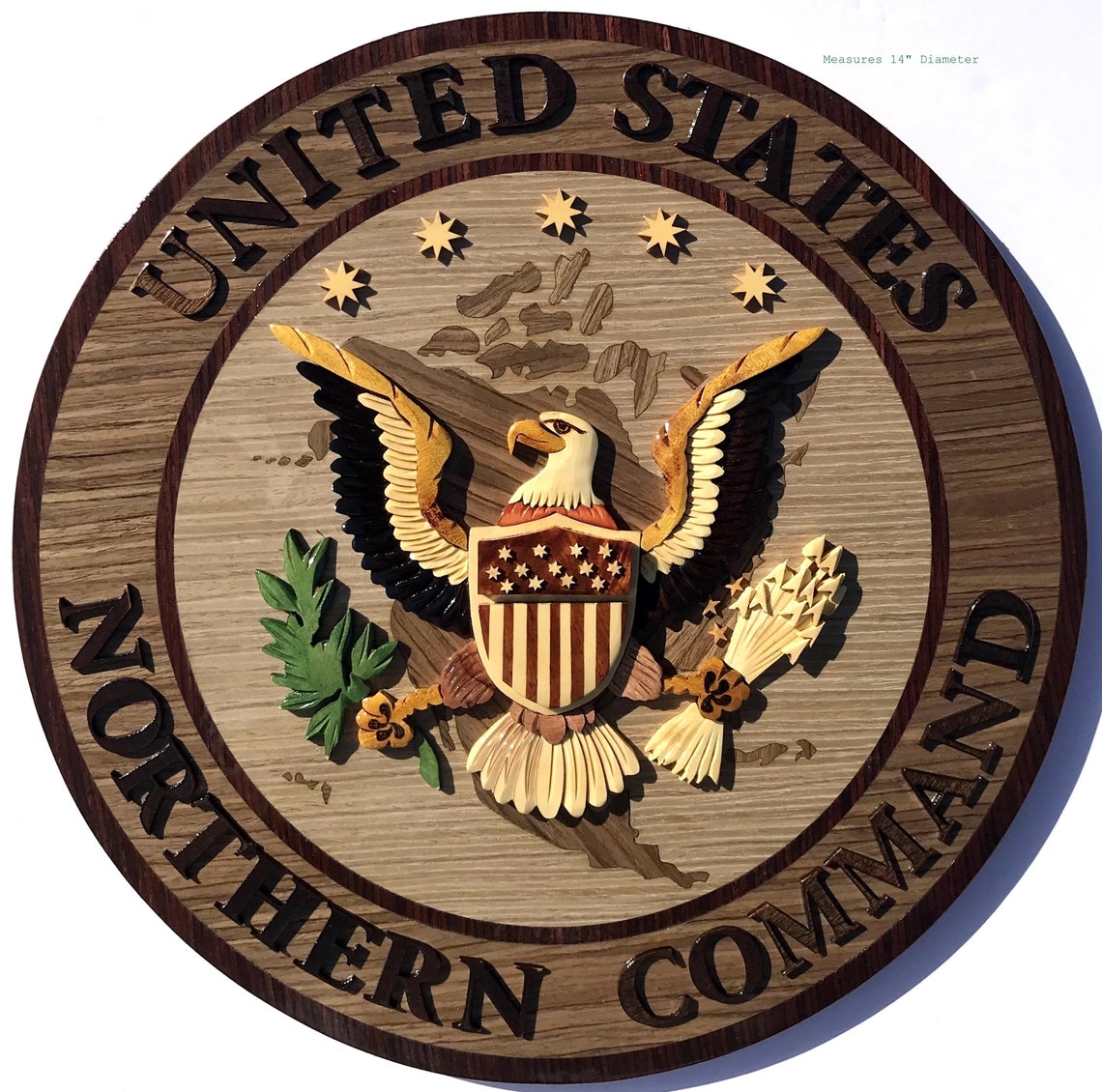 NORTHERN COMMAND NORTHCOM Wood Art Plaque - Etsy