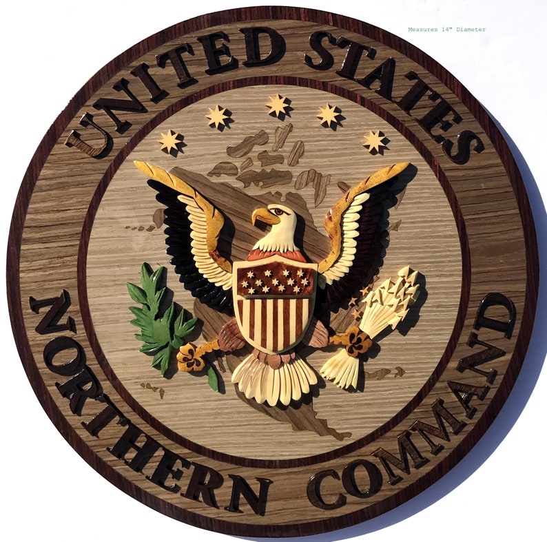 NORTHERN COMMAND NORTHCOM Wood Art Plaque - Etsy