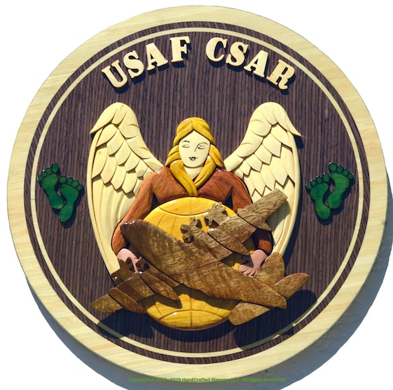 Air Force Combat SEARCH & RESCUE CSAR Wood Art Plaque | Etsy