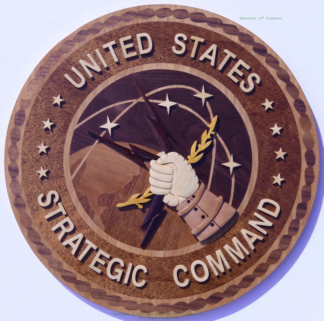 STRATEGIC COMMAND STRATCOM Wood Art Plaque - Etsy