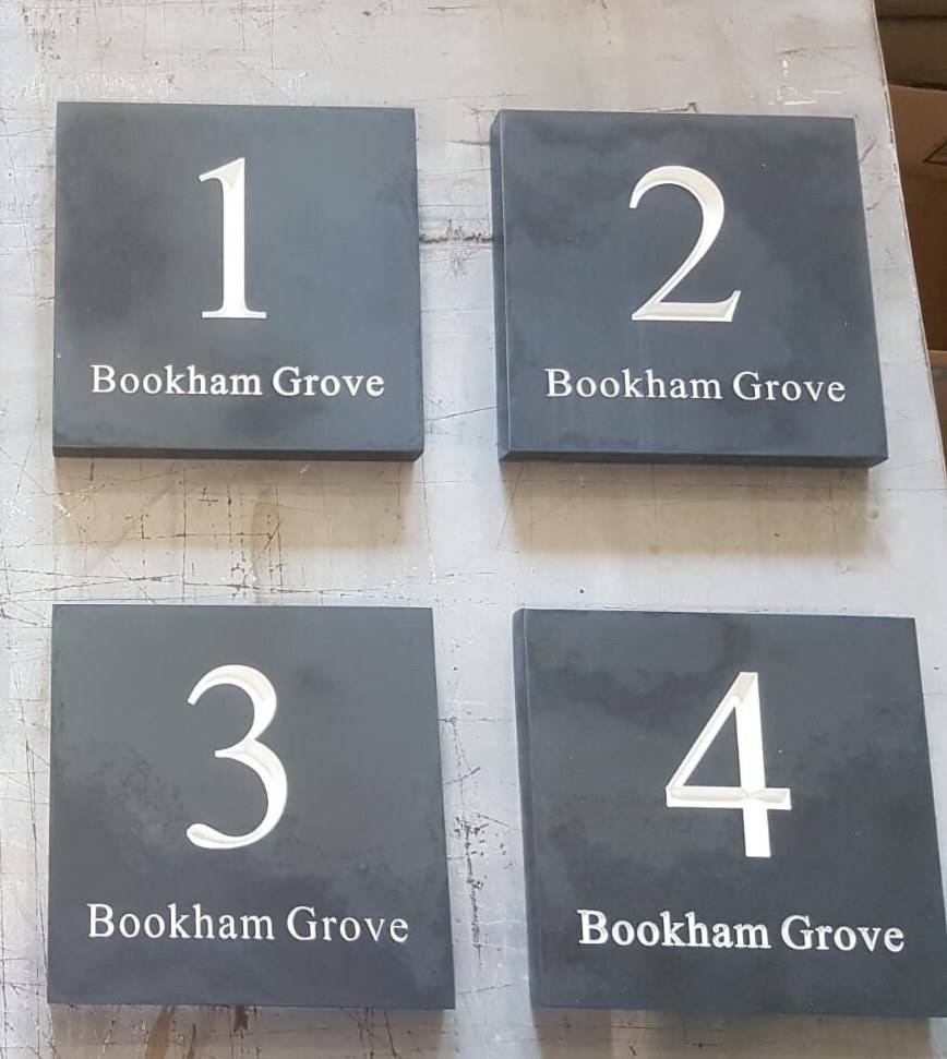 Slate House Sign 150mm X 150mm - Etsy