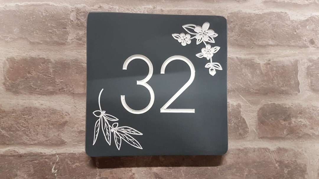 Slate House Sign 150mm X 150mm - Etsy
