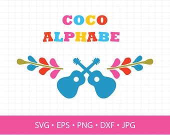 Coco alphabet | Etsy
