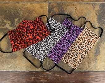 Cheetah Face Mask - Etsy