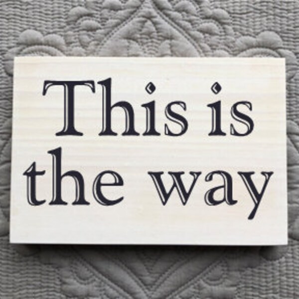 Wedding Wood This Way Signs - Etsy