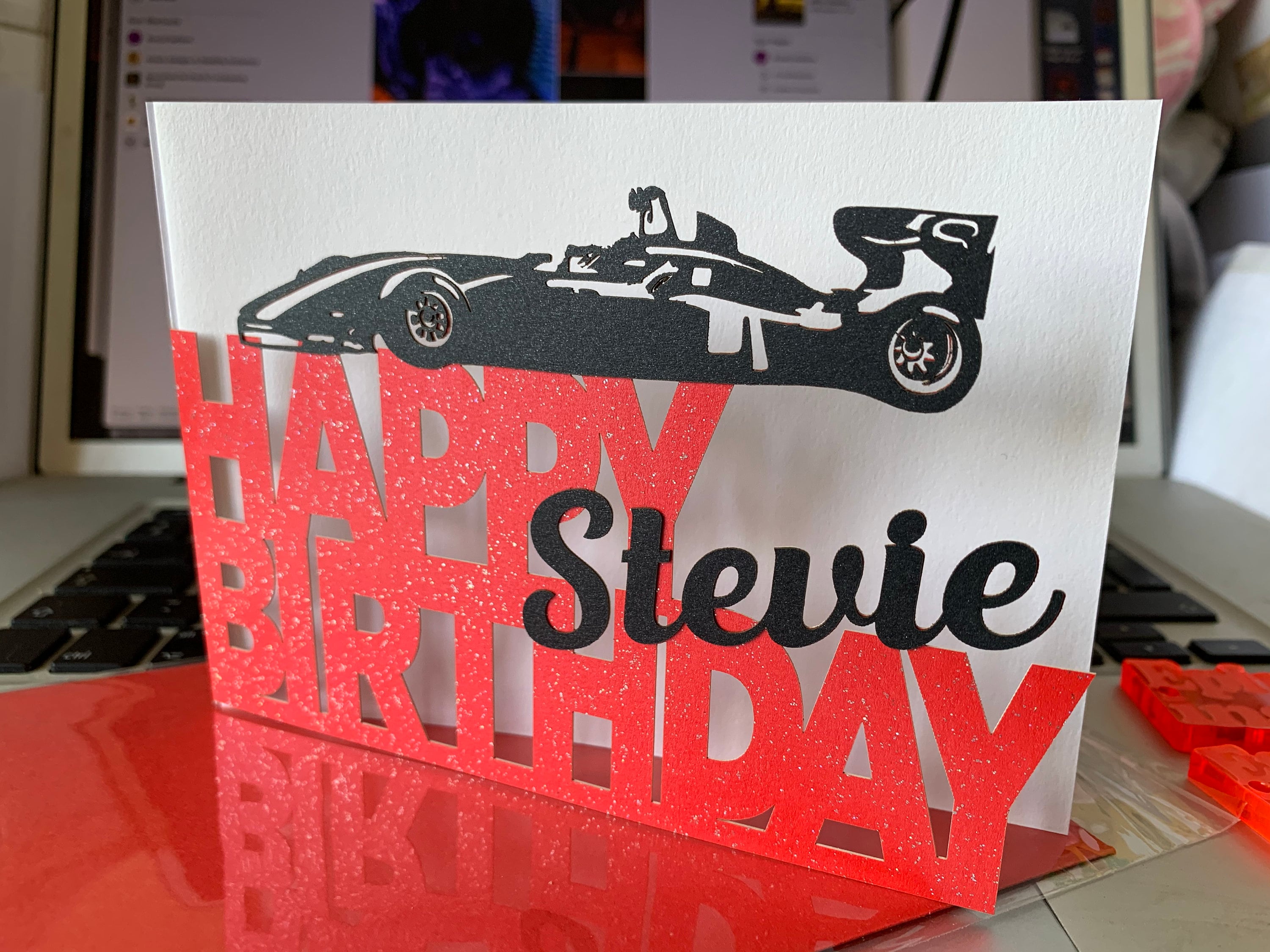 Personalised Formula One Birthday Card - Etsy UK