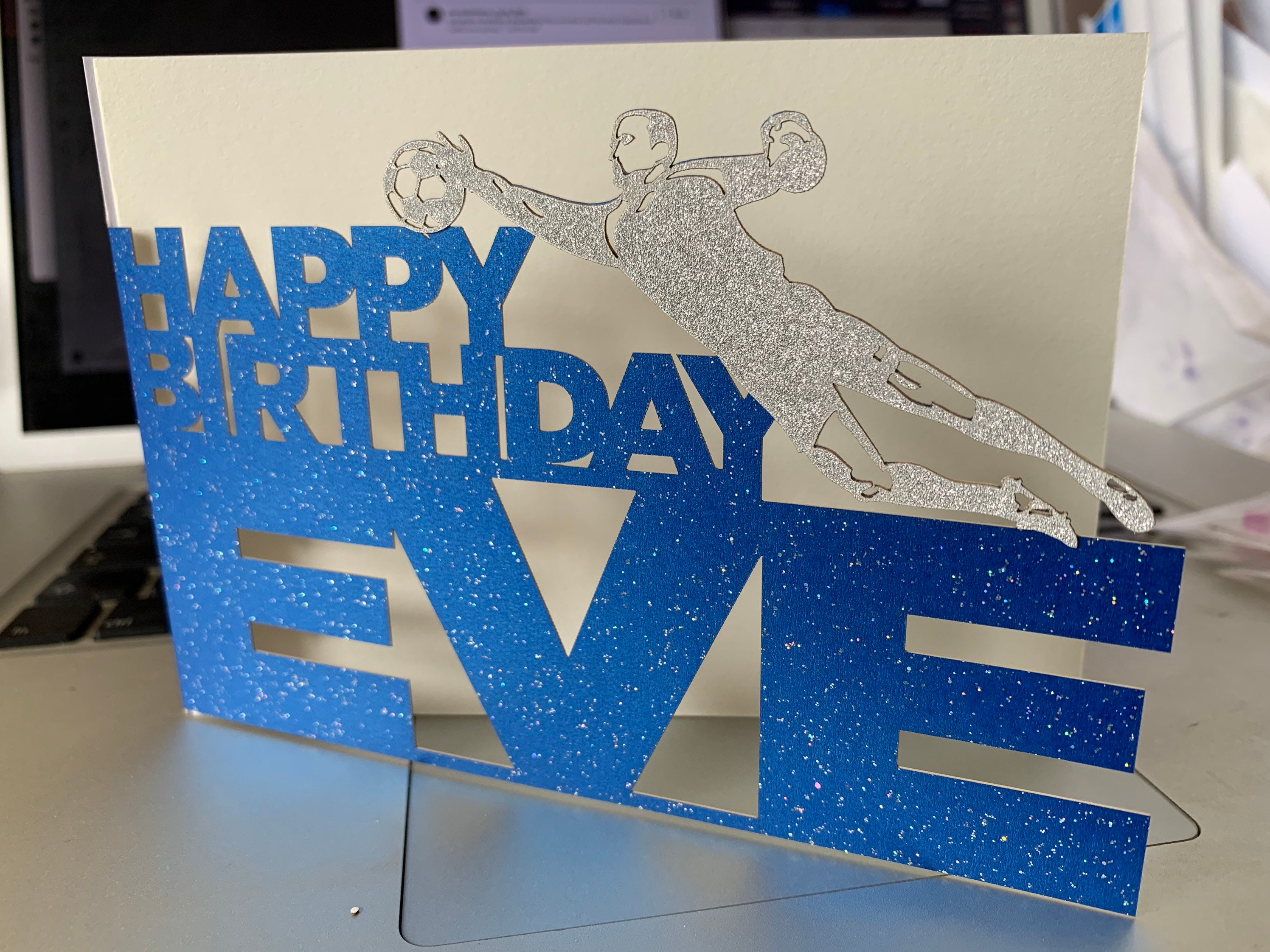 Personalised Goalkeeper/soccer Birthday Card - Etsy