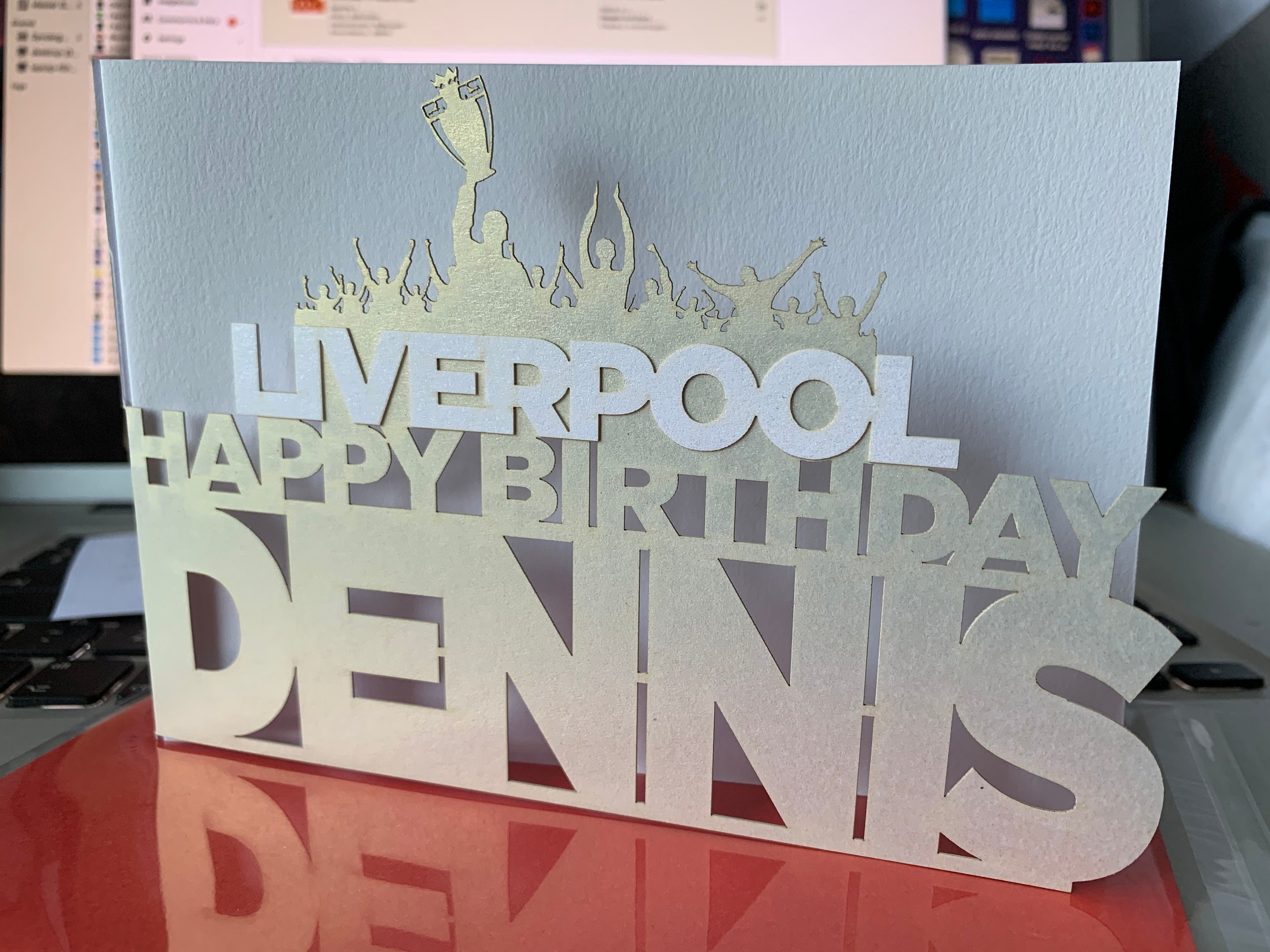 Personalised LFC Supporter Card - Etsy