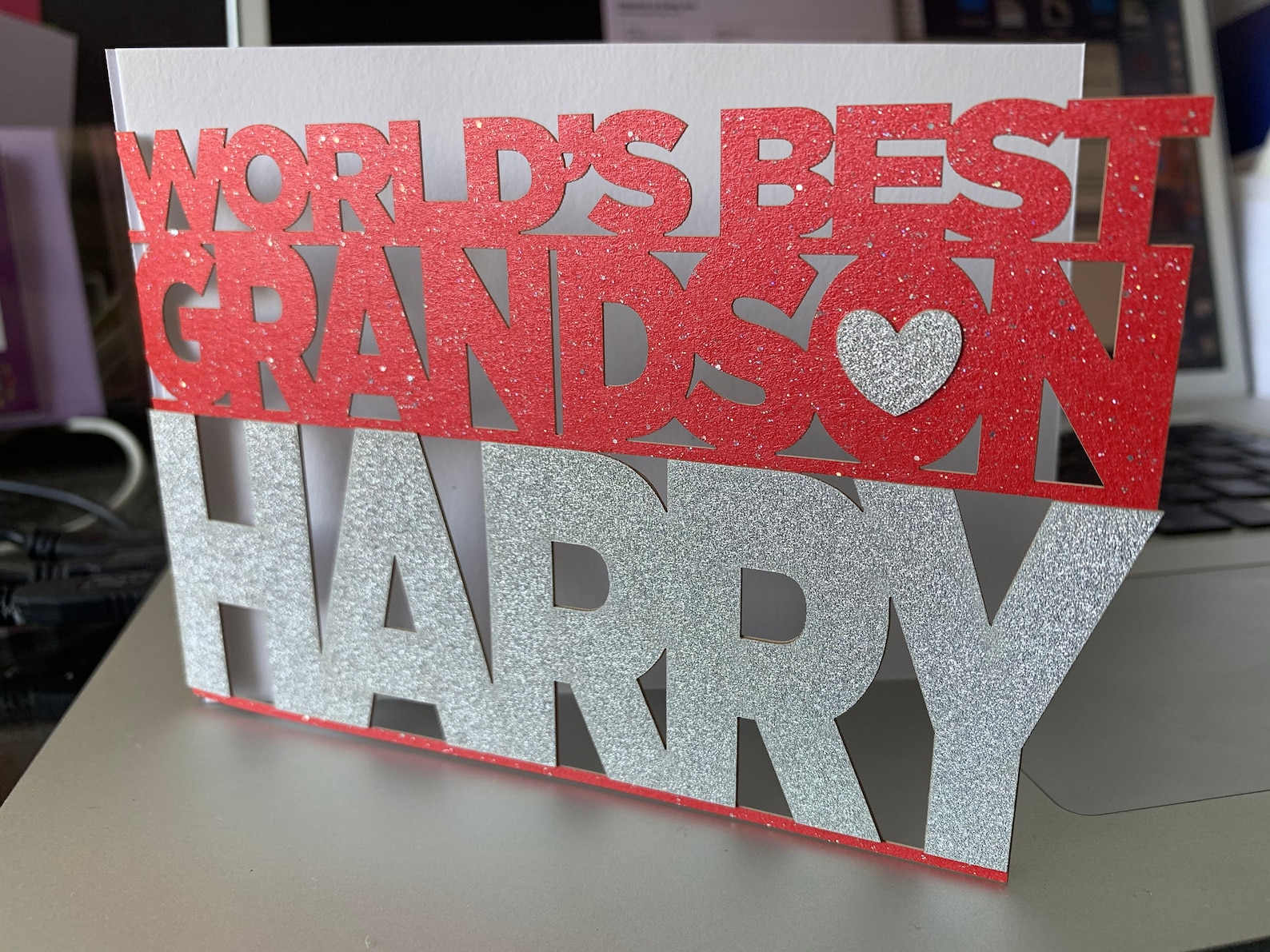 Personalised World's Best Grandson Card | Etsy