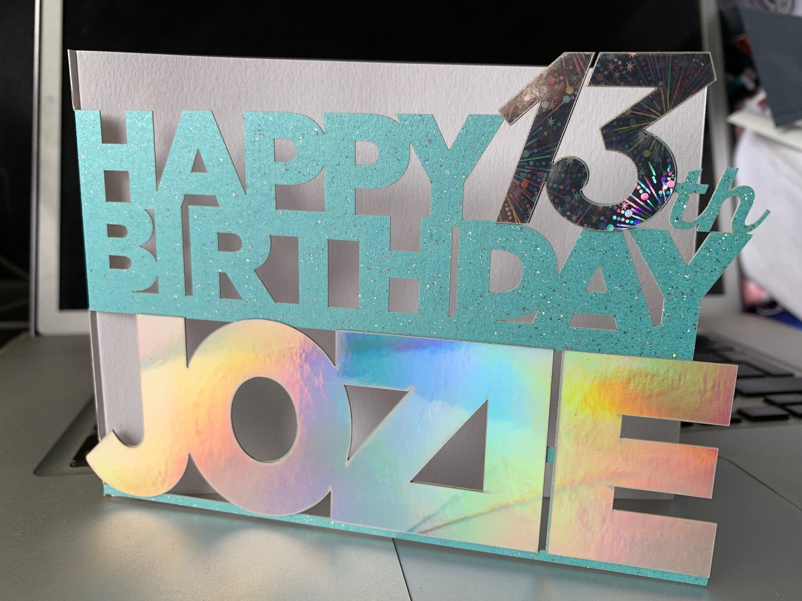 Personalised Number Birthday Card - Etsy