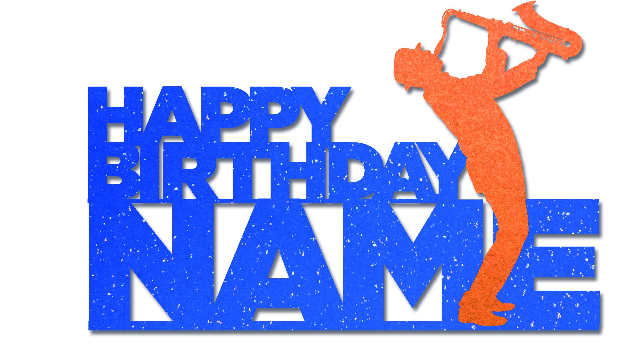 Personalised Saxophone Birthday Card - Etsy