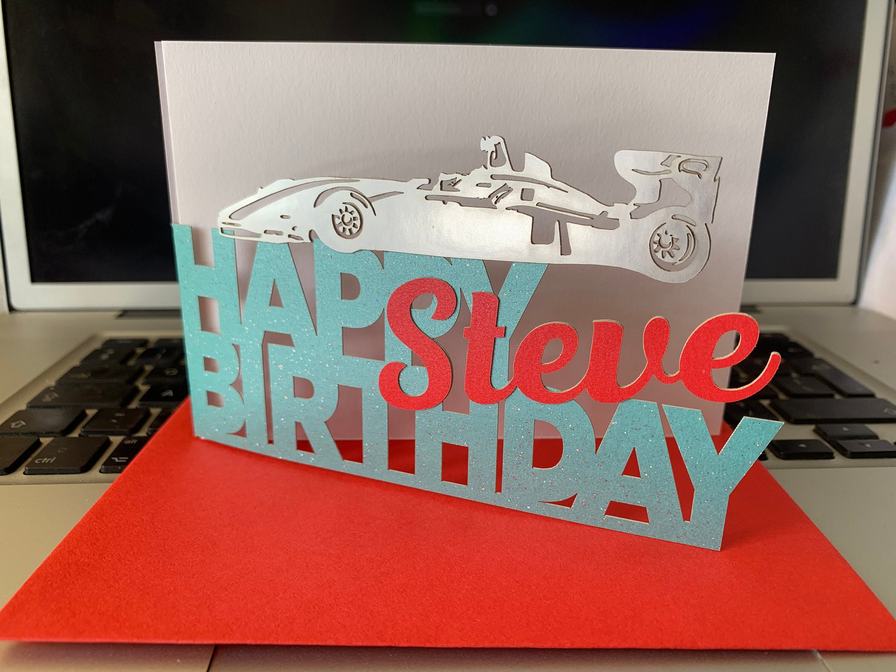 Personalised Formula One Birthday Card - Etsy UK