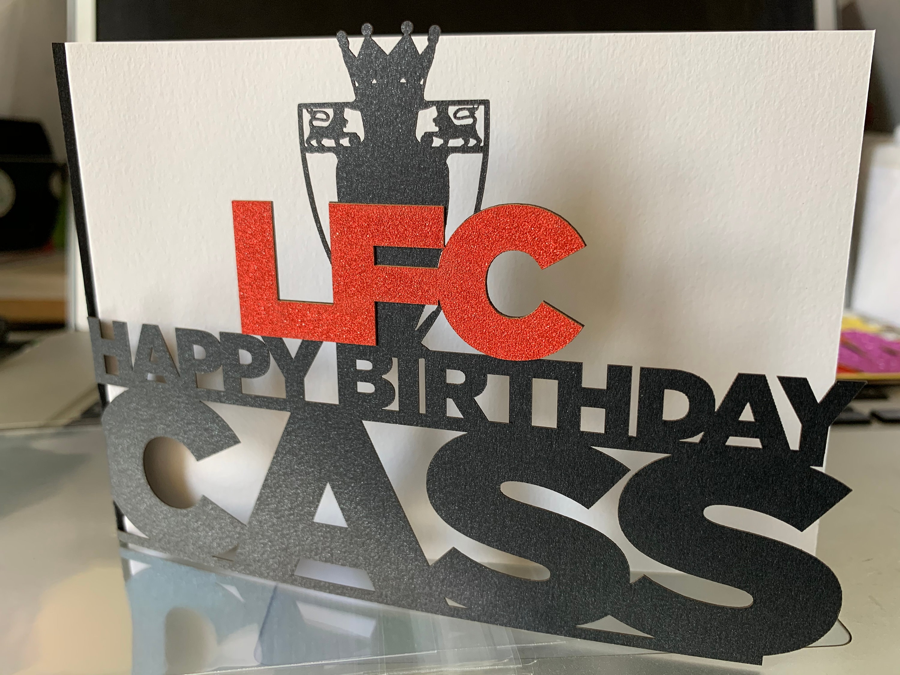 LFC 'the DOUBLE' Personalised Card - Etsy UK