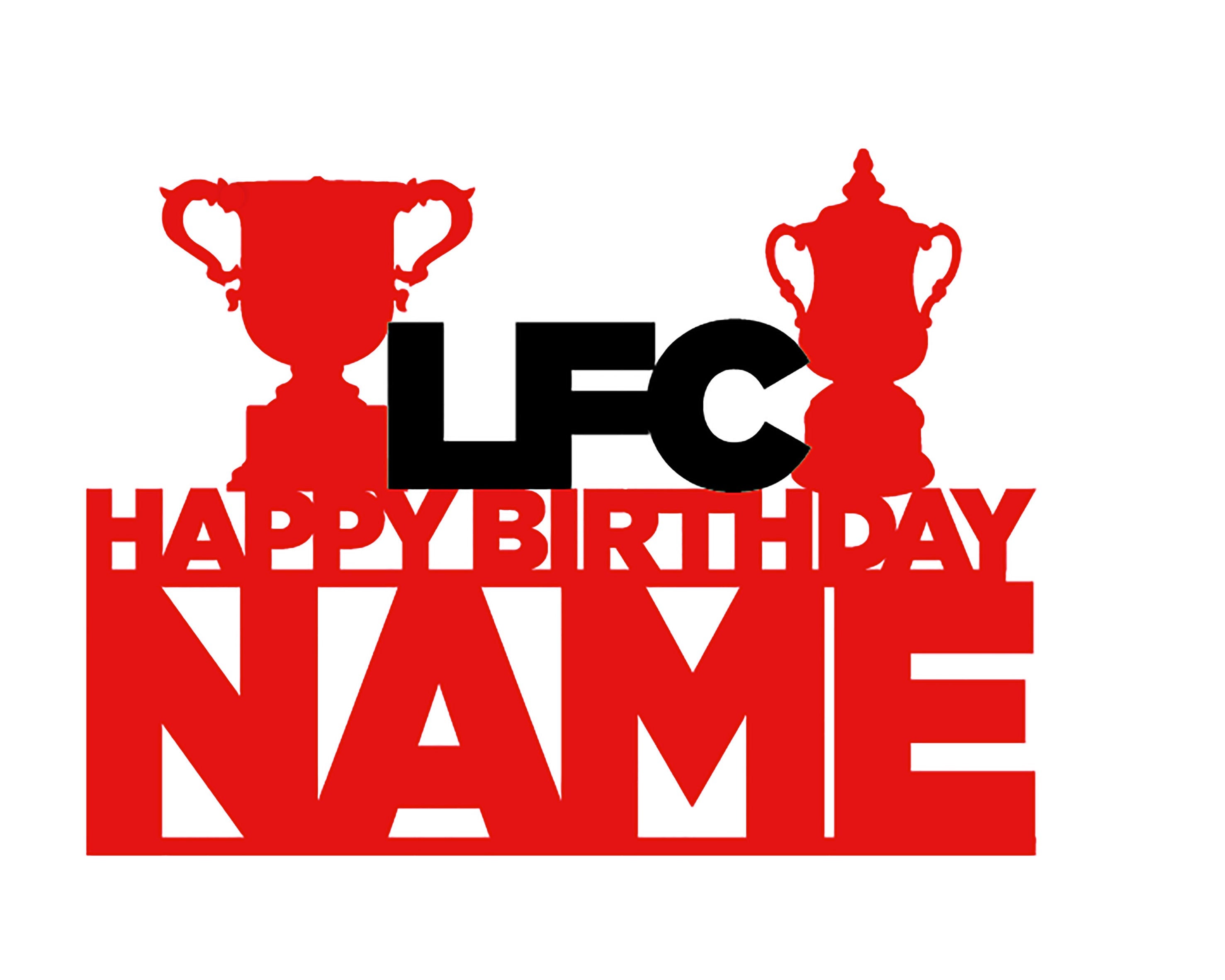 LFC 'the DOUBLE' Personalised Card - Etsy UK
