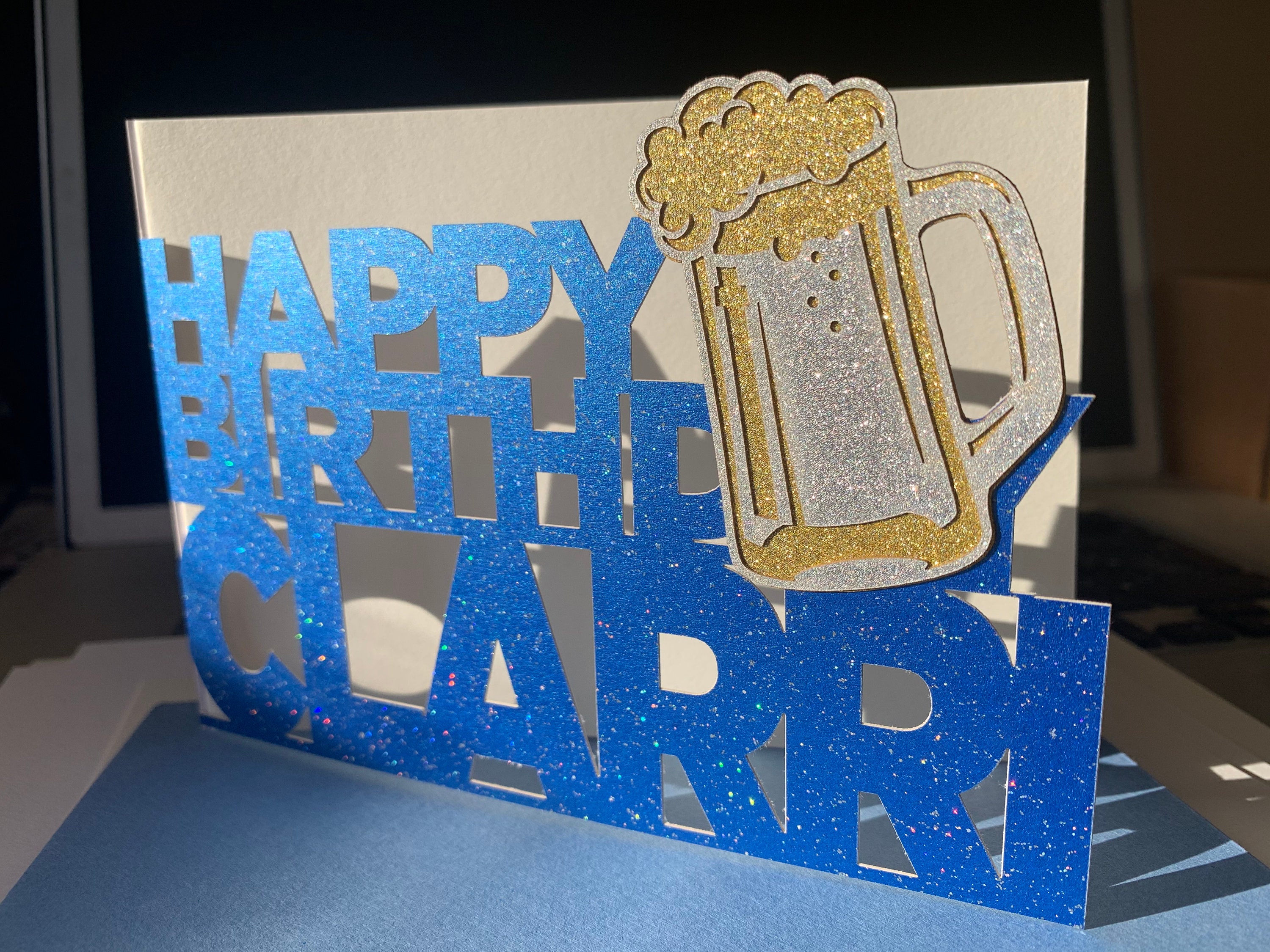 Personalised Beer Birthday Card - Etsy UK
