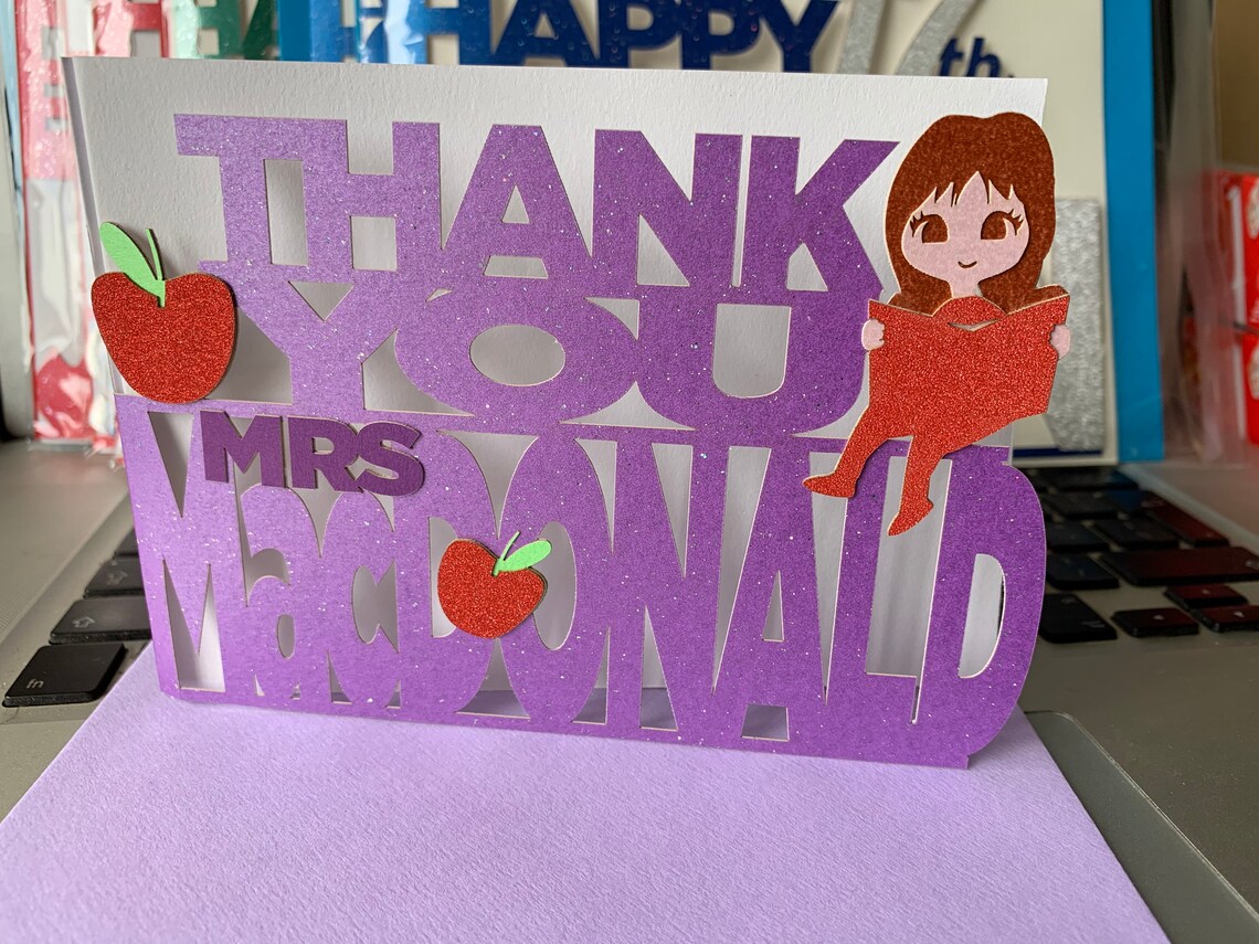 Personalised Teacher Cards - Etsy