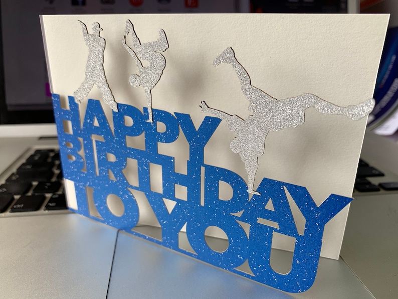 Streetdance/breakdance Birthday Card | Etsy