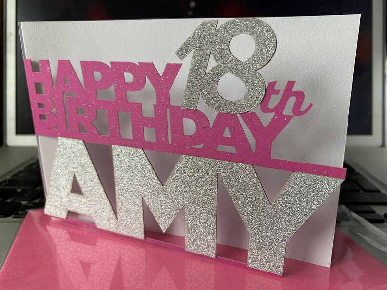 Personalised Number Birthday Card - Etsy UK