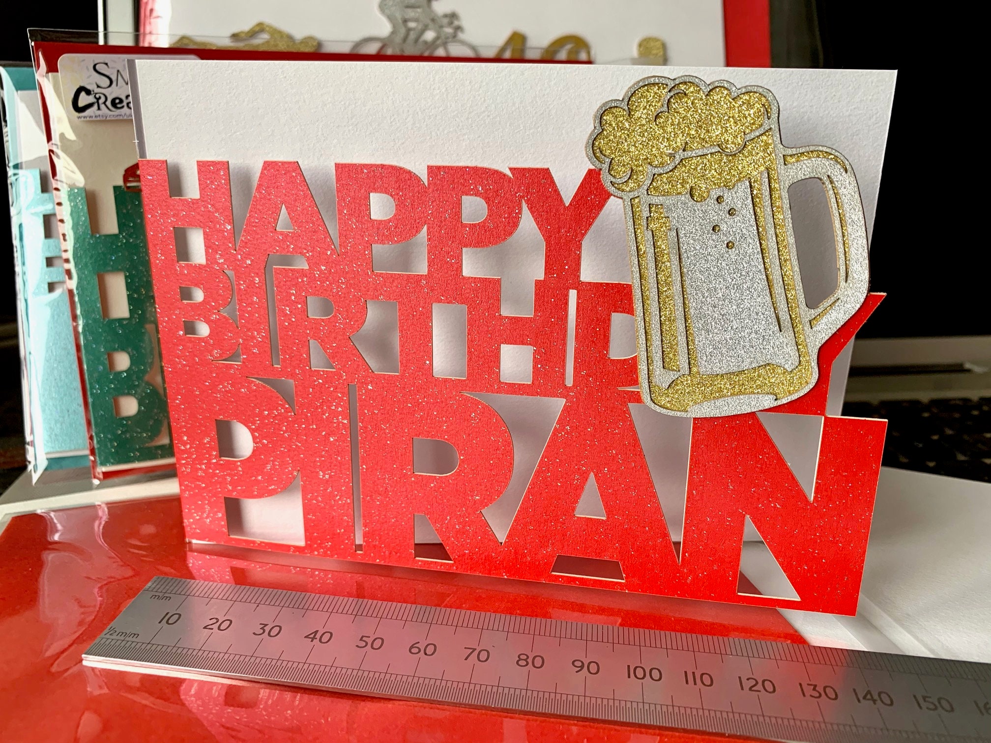 Personalised Beer Birthday Card - Etsy UK
