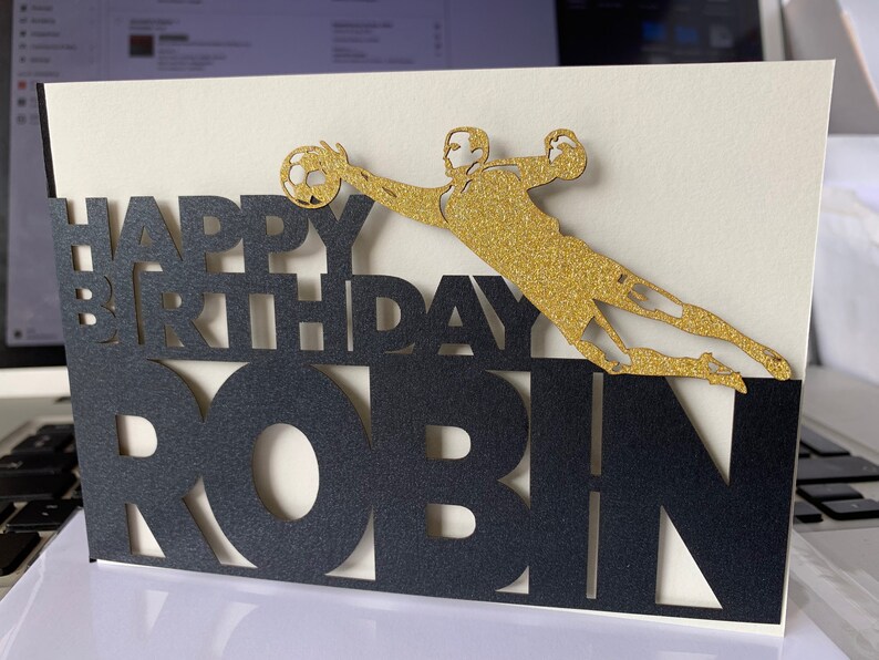 Personalised Goalkeeper/soccer Birthday Card - Etsy