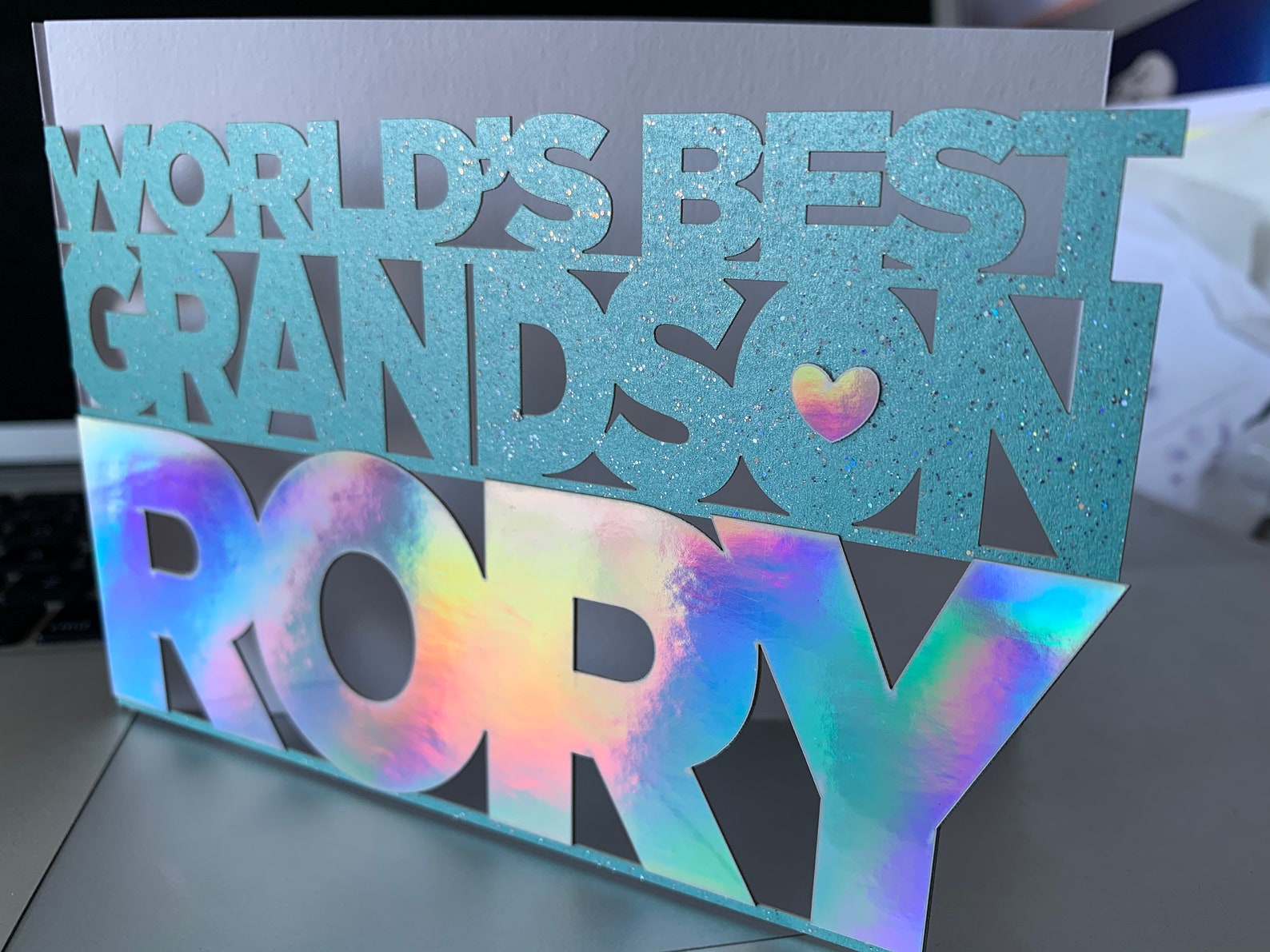 Personalised World's Best Grandson Card | Etsy