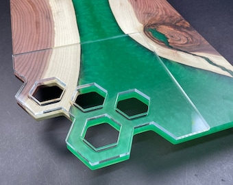 Corner Charcuterie Board Handle Acrylic Router Template - Etsy