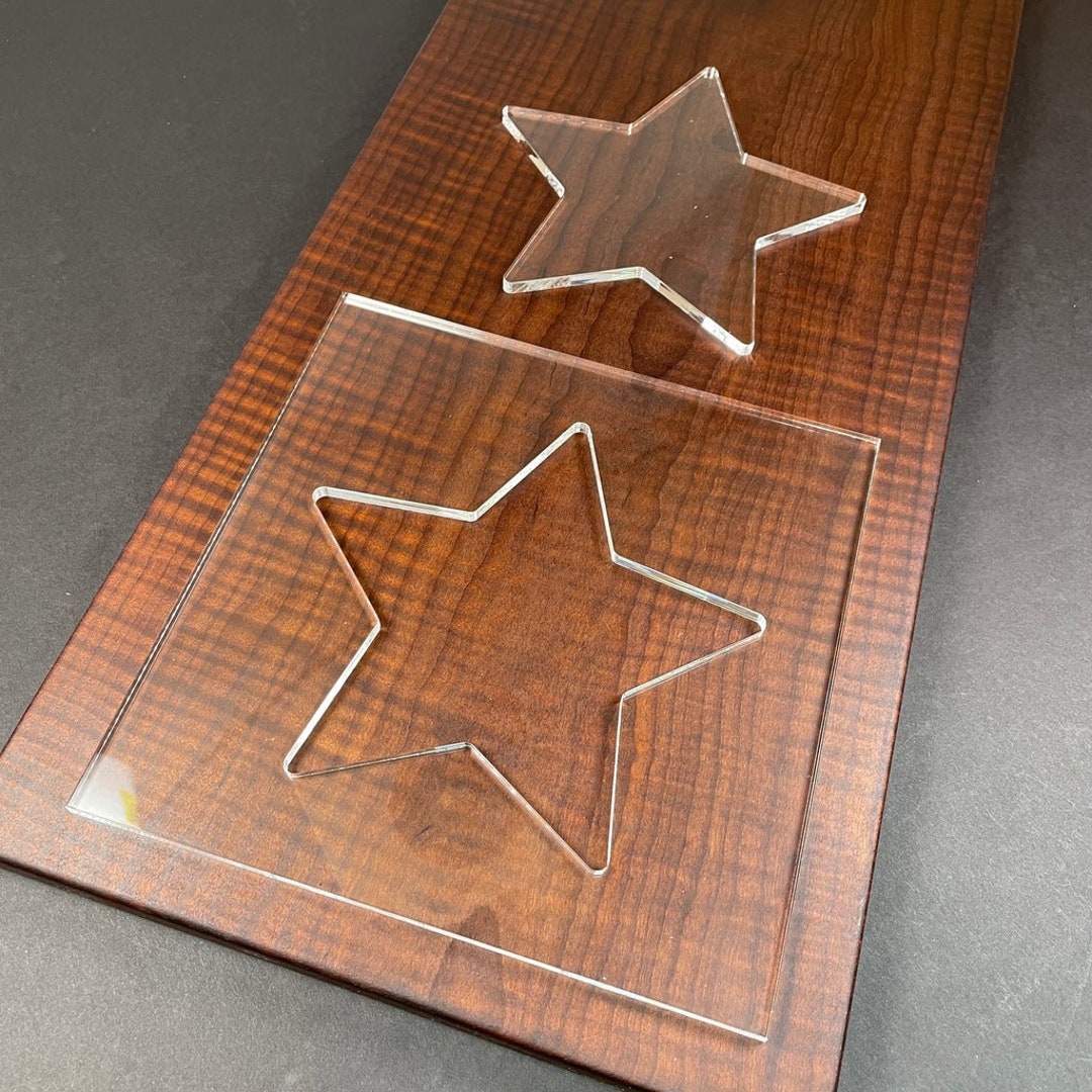 Star Acrylic Router Template - Etsy