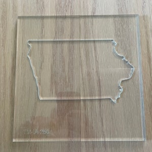Iowa Acrylic Router Template - Etsy