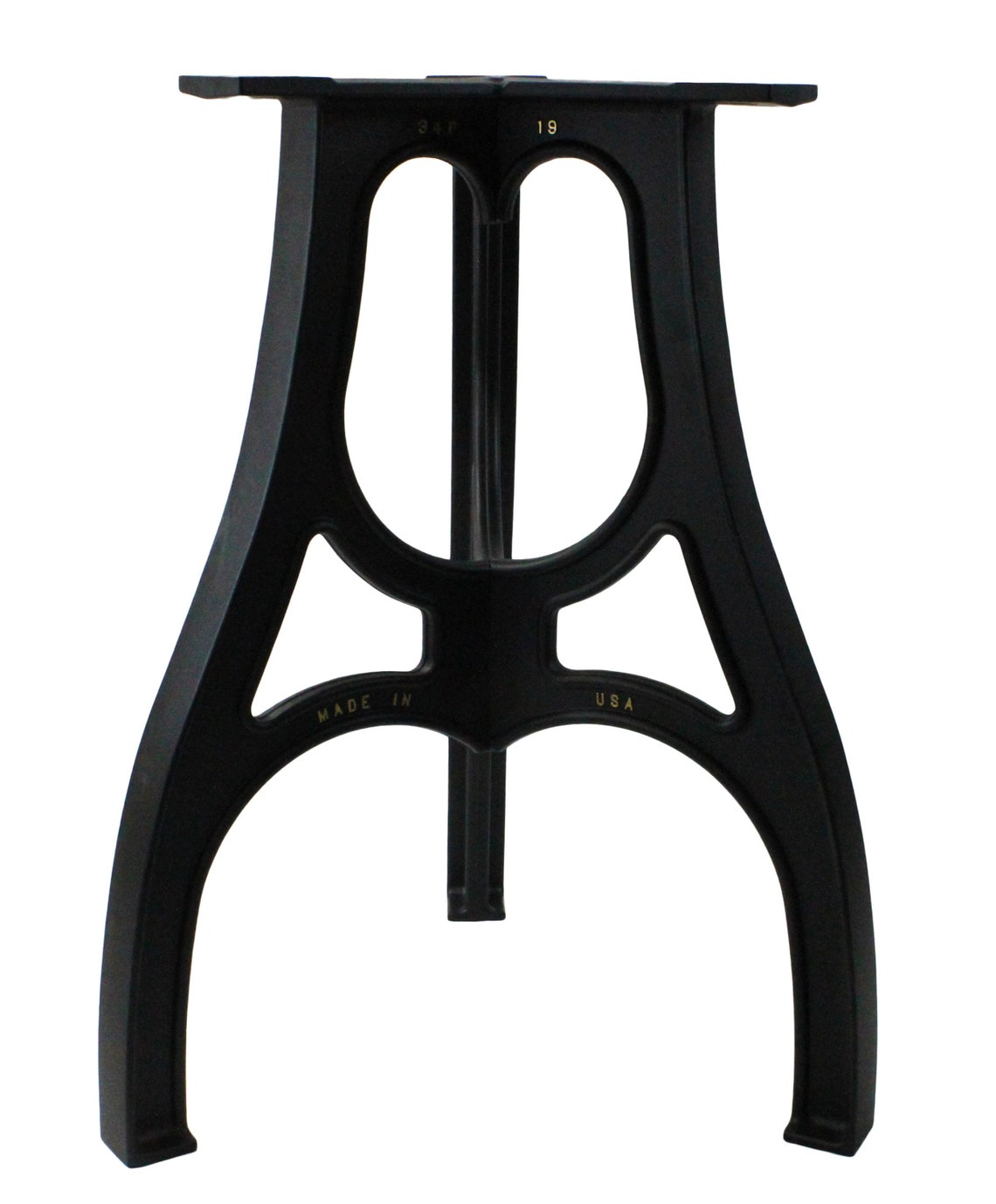 34 Pedestal Base Cast Aluminum Cast Iron Dining Table - Etsy