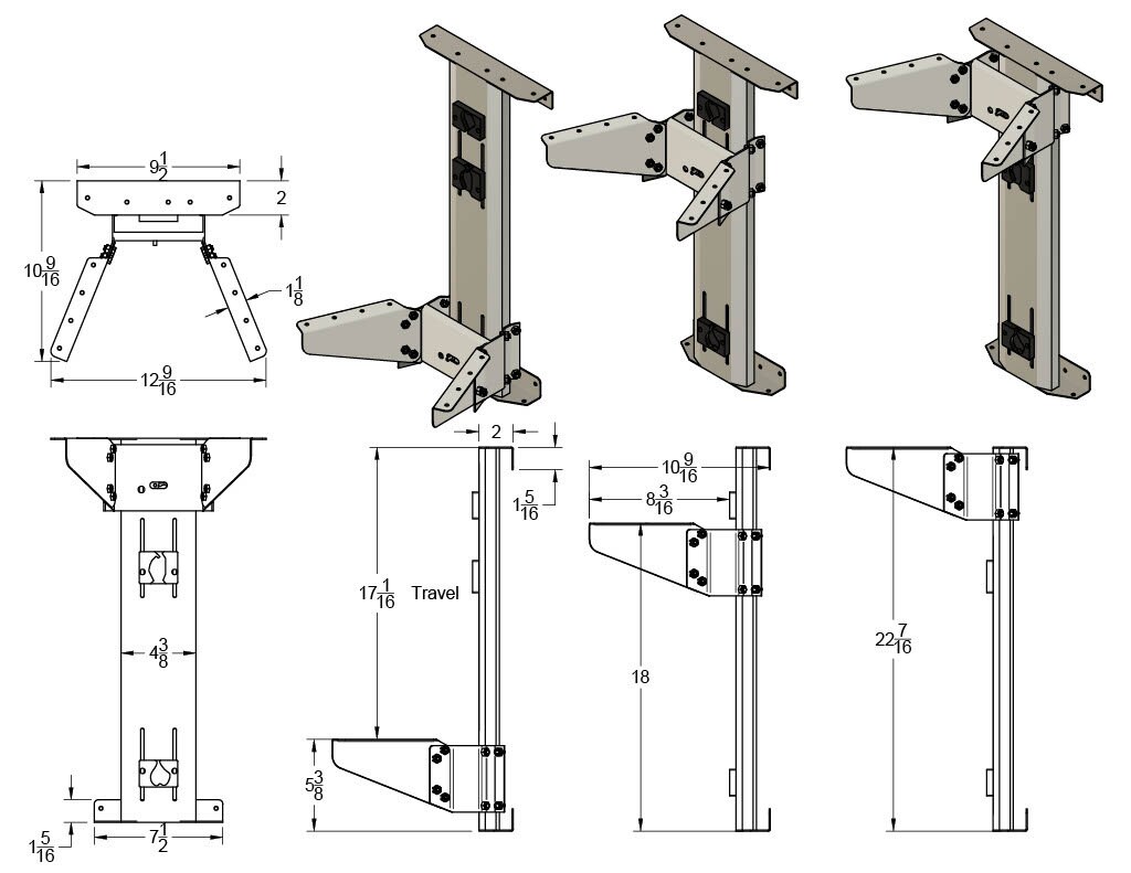 Touch Release Air Lift for Sewing Machine Cabinet - Etsy