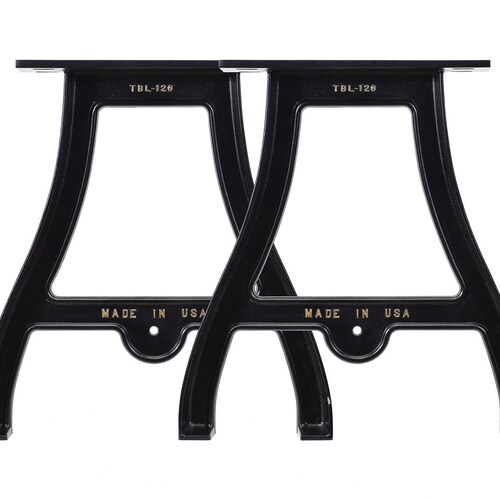 Set of 2 Cast Aluminum Table Legs - Etsy